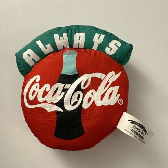 Coca Cola | Other | Vintage Coca Cola Coke Disc Hanging Plush J46 ...
